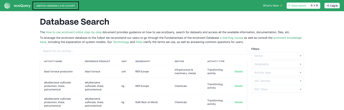 Searching for Datasets in ecoQuery